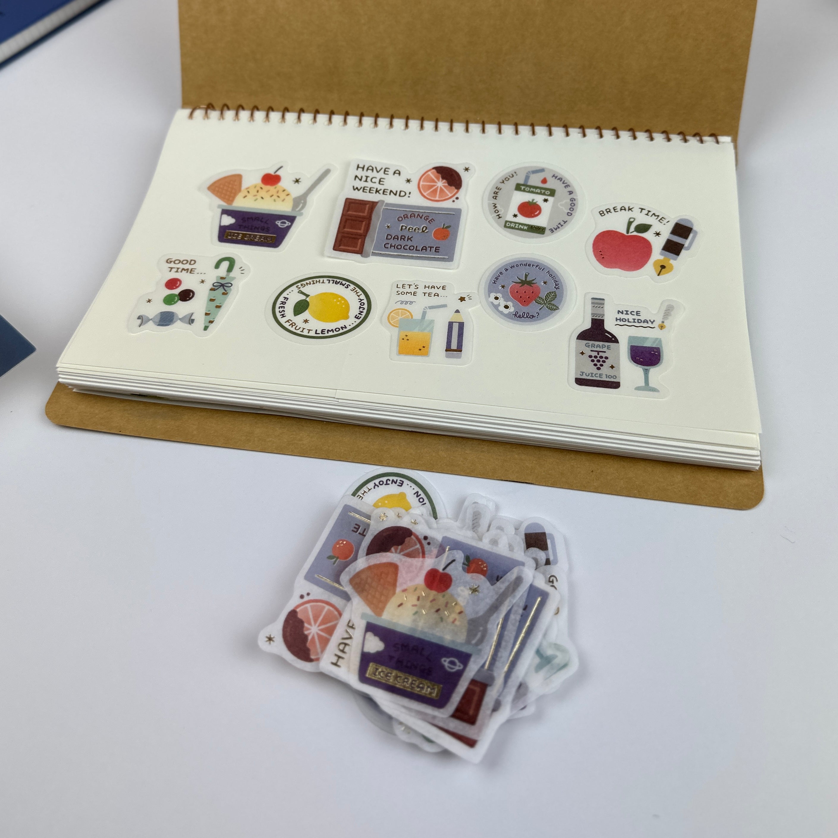 Papier Platz x Eric Small Things Washi Flake Stickers - Fruits – Saiko ...