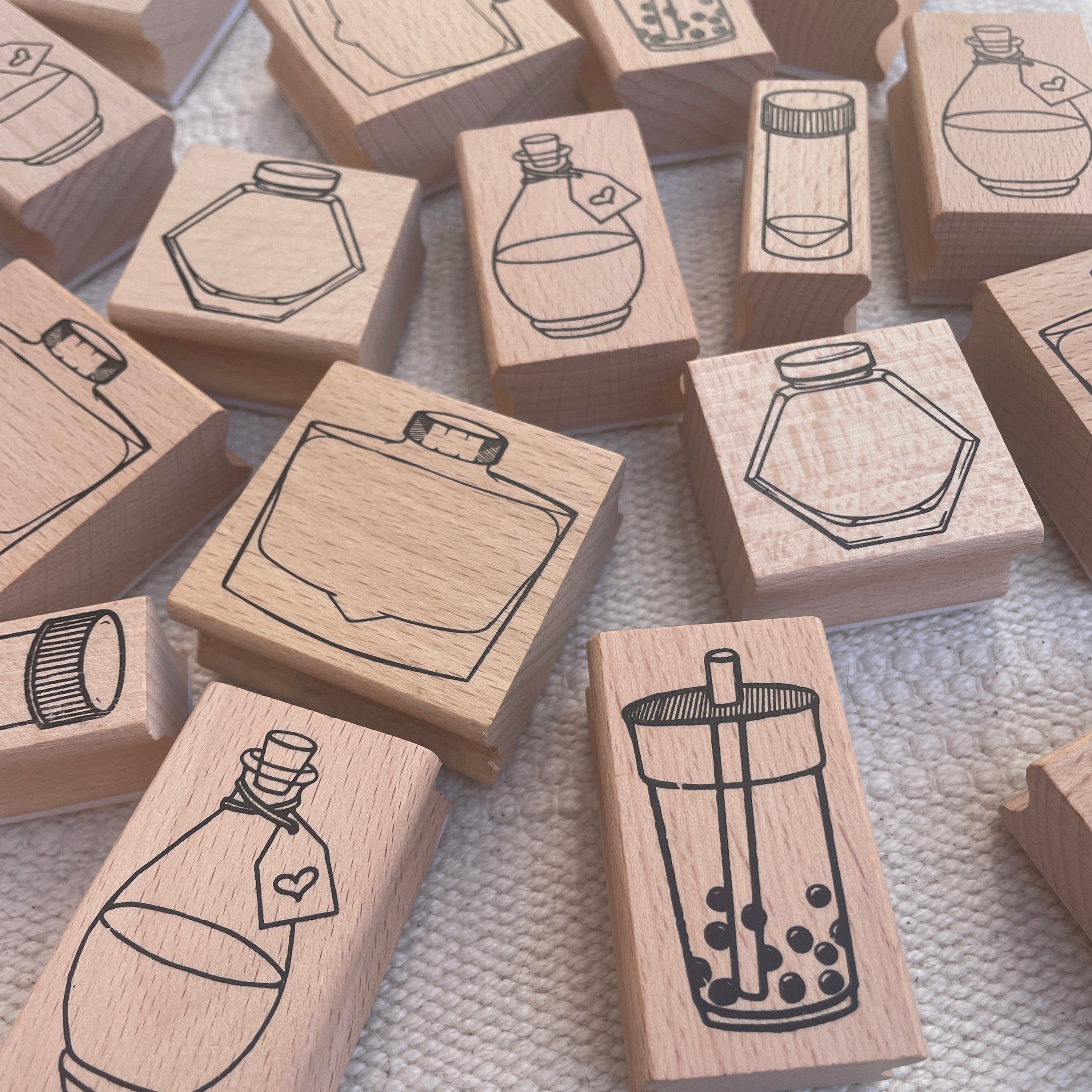 Wooden Rubber Stamps – Saiko Stationery
