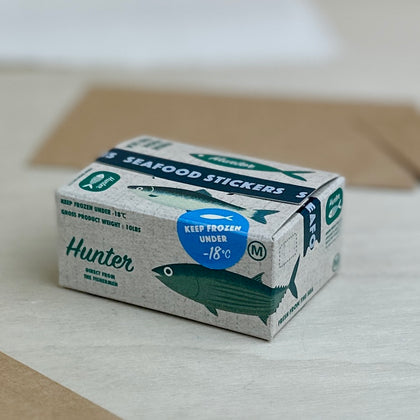 Miniature Shipping Box Flake Sticker Set - Fish – Saiko Stationery