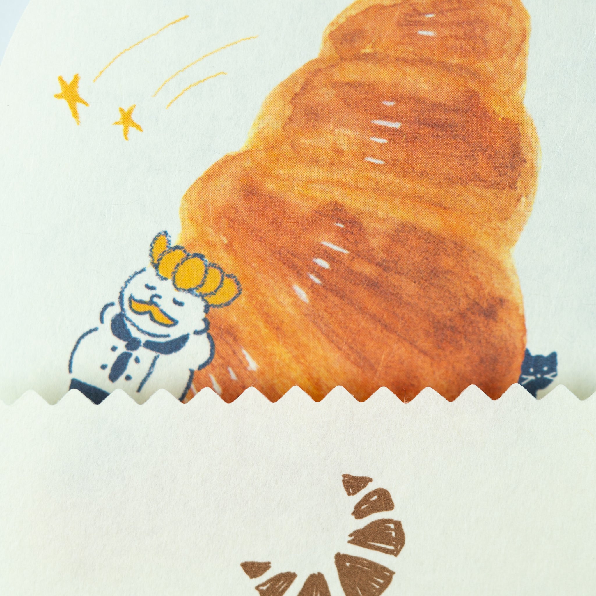 Furukawashiko Bread Town Die-Cut Mini Letter Set - Mikazuki Bakery ...