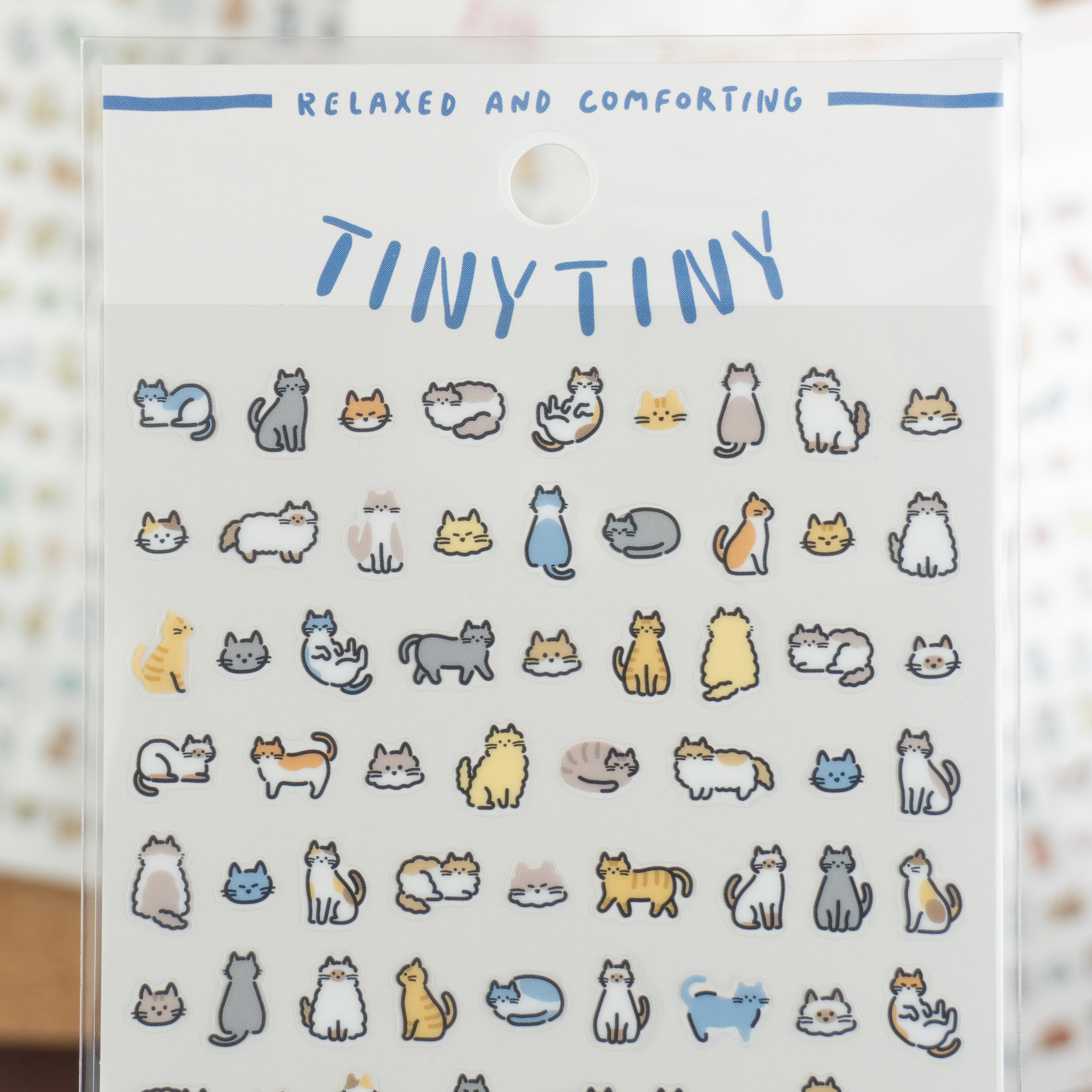 Mind Wave Tiny Tiny Clear Sticker Sheet - Cats – Saiko Stationery
