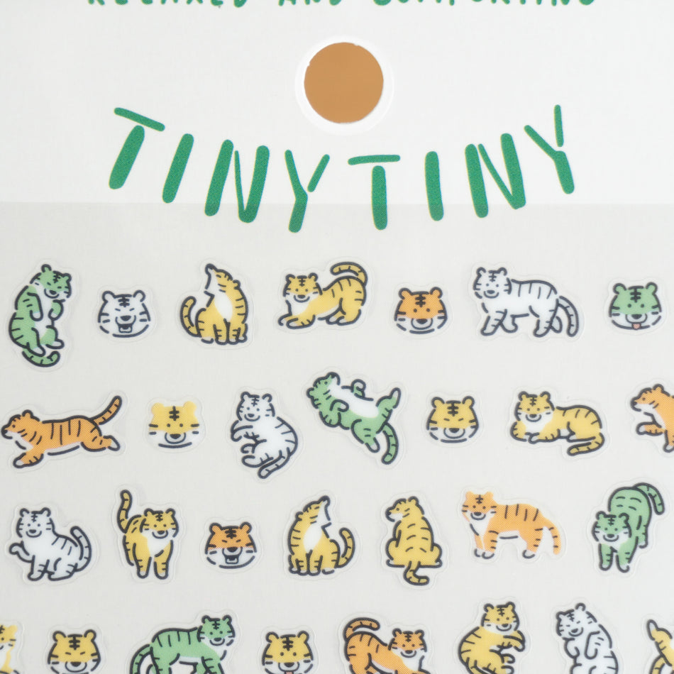 Mind Wave Tiny Tiny Clear Sticker Sheet - Tigers – Saiko Stationery