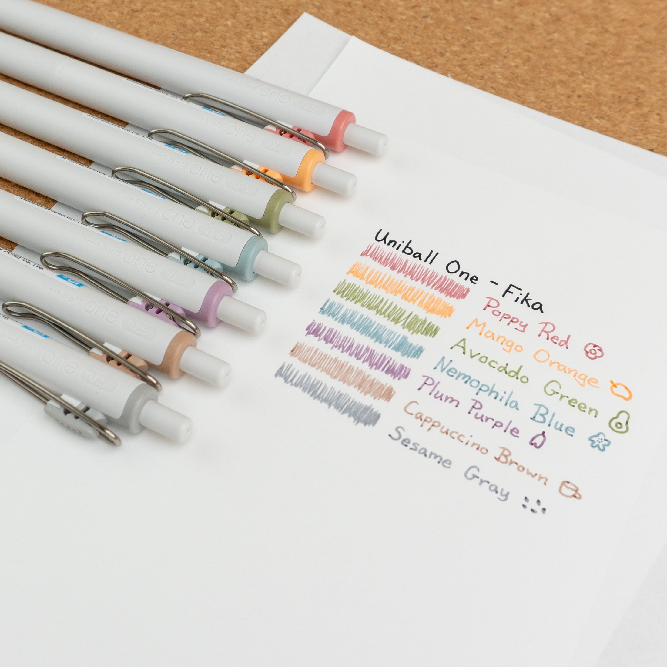 Uniball One Individual Gel Pen - Fika (0.38mm) – Saiko Stationery