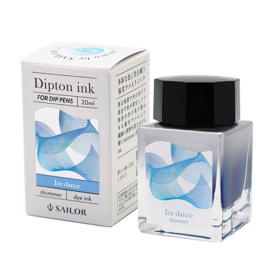 Sailor "Dipton" Shimmering Dip Pen Ink (20mL) - Ice Dance – Saiko ...